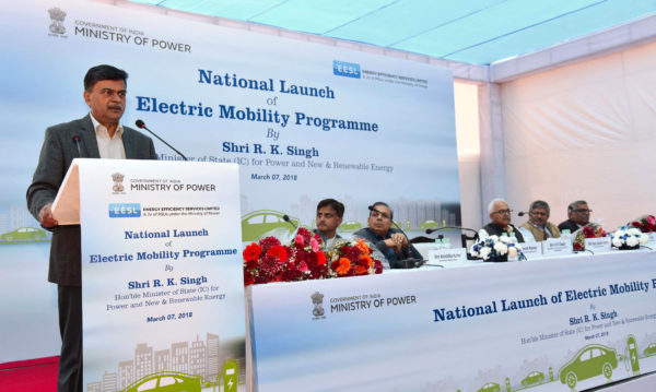 India launches national electric mobility program, aims at 30% electric ...