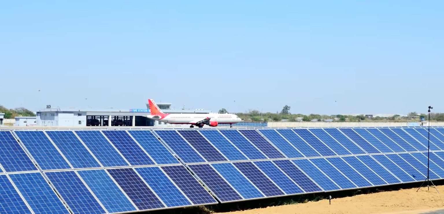 Delhi airport becomes India’s first aviation hub to run on solar ...