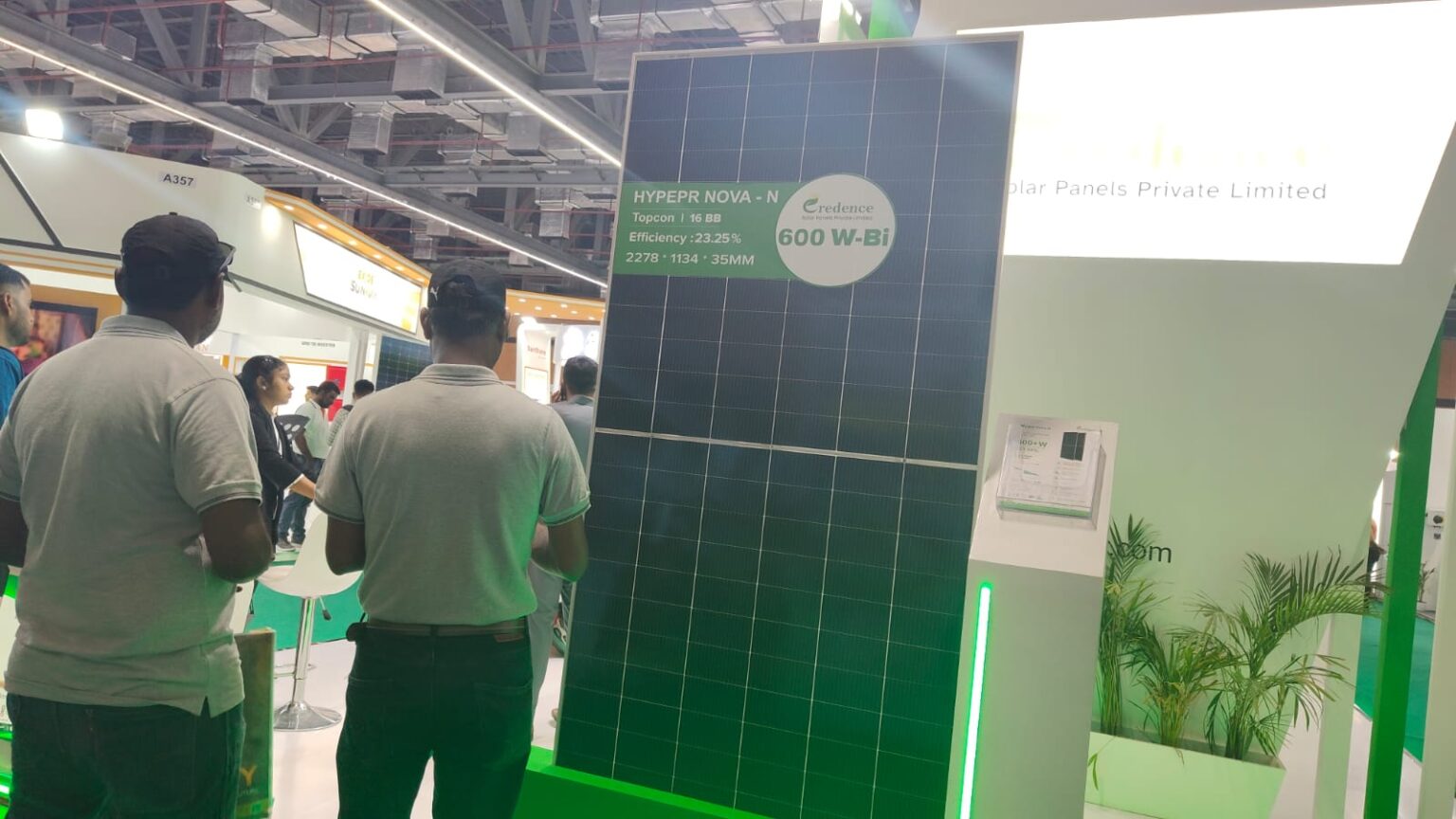 Credence Solar unveils 600 W n-type TOPCon PV panel – pv magazine India