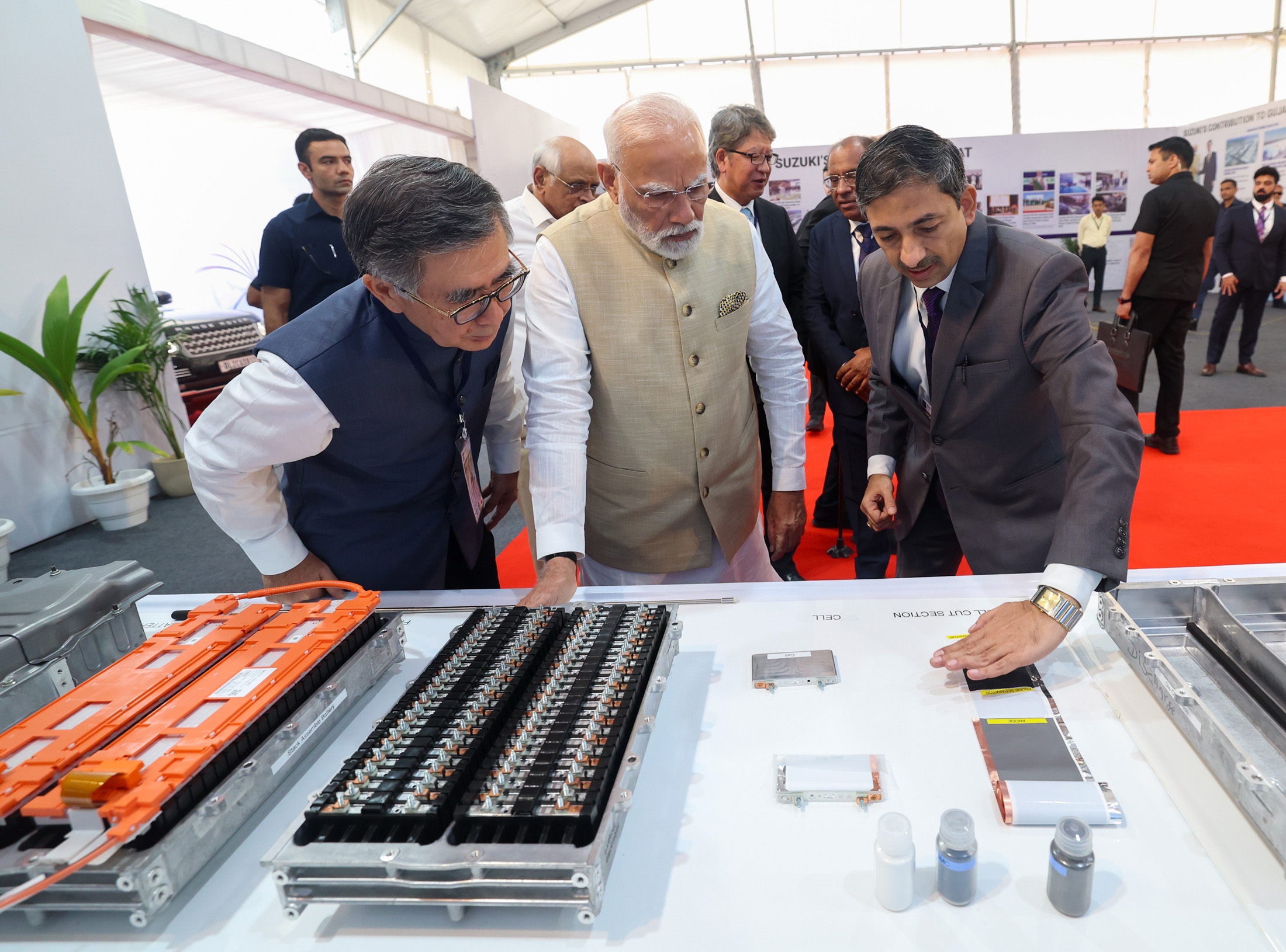 Prime Minister Narendra Modi inaugurates TDSG’s lithium battery cell ...